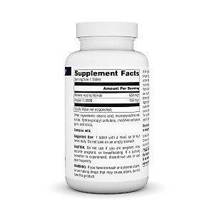 Source Naturals - Betaine HCl Hydrochloric Acid Source 650 mg. - 180 Tablets