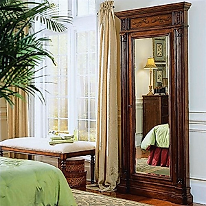 Hooker Furniture Seven Seas Jewelry Armoire with Mirror in Cherry