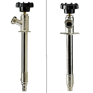 Midline Valve 6214G-OM Anti-Siphon Sillcock Frost Free Outdoor Faucet 1/2 in. PEX A x 3/4 in. Hose Bib, 14 in. Long, Chrome