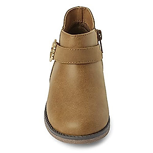 Gymboree, and Toddler Girls Faux Leather Booties,TAN,2