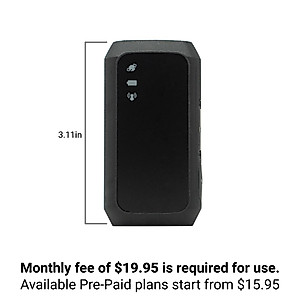 Optimus 3.0 GPS Tracker - 1 Month Battery - 4G LTE - for Vehicles and Assets – Real-Time GPS Tracking Device – Instant Alerts