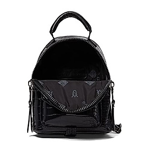 Steve Madden Jake-C Croco Mini Backpack Black One Size
