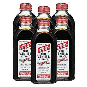 Adams Extract Pure Vanilla Extract 4 Fl Oz (Pack of 6)