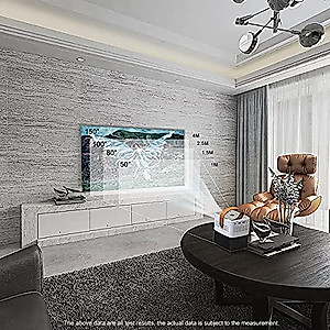 FZZDP Mini Projector P50S Full 1080P 3D Portable Porjector Home Cinema Support 4K LED Home Video Projector ( Size : P50S Android Battery )