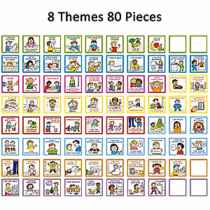 Youngever Reward Chart, Responsibility Chart, Magnetic Chore Chart,"Way to Go" Behavior Chart for Kids with 75 Behavioral Chores, 17.5 x 13.5 Inch