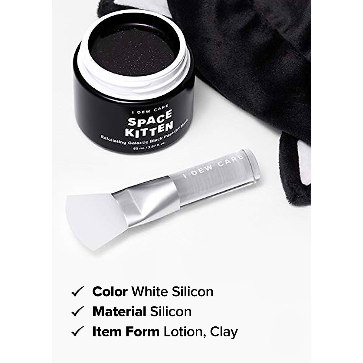 I DEW CARE Soft Facil Tool - Silicone Face Mask Brush | Wash Off, Applicator, Skin Care Spatula, Cruelty-free, Hygienic, Compact Size