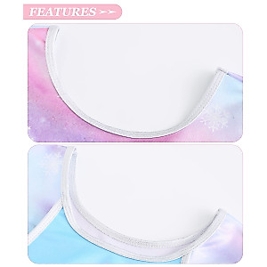 Happy Cherry Girls Long Sleeve Gymnastic Leotard One Piece Sparkly Leotard for Tumbling Dance Unitard Ballet Dancing Bodysuit Biketards