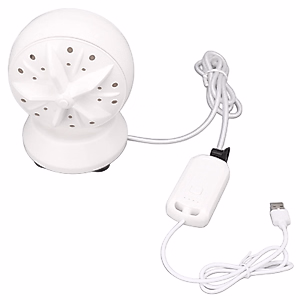 Mini Home Washer, Washers Dryers Dual Deep Clean Portable Washing Machine USB Plug in 5V for Travel Business Apartment Trip Home