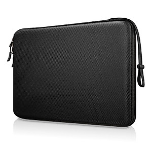 FINPAC Hard Laptop Sleeve Case for MacBook Pro 14-inch 2023-2021 M2 M1, 13.3'' MacBook Air 2022-2018, 13'' MacBook Pro 2022-2016, Waterproof Case for Dell XPS 13, Surface Laptop, HP, Acer, Black