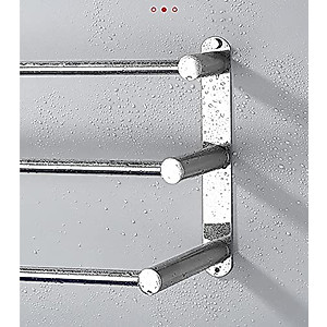 Towel Racks, Towel Rack for Bathroom Towel Rack Towel Rack for Bathroom 3 Tier Bath Towel Rack Stainless Steel Wall Mounted Towel Rack Towel Rack for Kitchen/60Cm/a