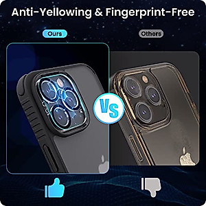 FLOVEME for iPhone 14 Pro Max Case [5 in 1], with [2 Pcs for iPhone 14 Pro Max Screen Protector +1 Pcs Camera Lens Protector], Silicone Edge Protective[Military Drop Proof], Compatible with Magsafe