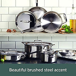 All-Clad Saute Pan, 8-Inch, Stainless Steel