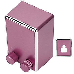 Ozgkee Retractable Clothesline Wall Mounted Stainless Steel Durable Indoor Balcony Drying Rack (Pink)