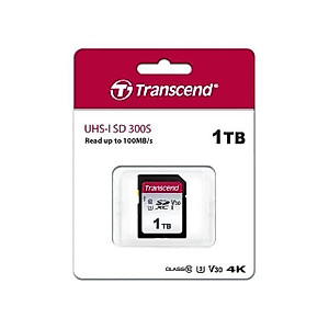 Transcend TS1TSDC300S 1TB SDXC UHS-I U3 V30 Memory Card