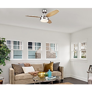 Westinghouse Lighting 7221600 Alloy Ceiling Fan, 42 Inch, Brushed Nickel