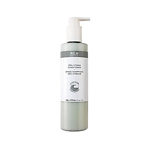 REN Clean Skincare Pro-Vitamin Hair Conditioner - Deeply Hydrating, Silicone-Free Conditioner for Normal Hair, 10.2 Fl Oz