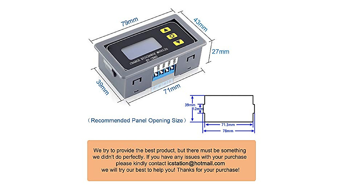 Low Voltage Disconnect Module for 6-60V Batteries | ICStation 20A Control