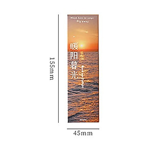 Sunset Sea Landscape Bookmark Pack of 30