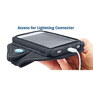 Tune Belt AB91RY Cell Phone Armband Holder Case for iPhone 11/12/13/14/15, 12/13/14/15 Pro, 11 Pro Max, XS Max, XR, Galaxy S21/S22/S23 Plus & More for Running & Working Out (Neon Yellow Reflective)