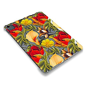 Kawaii Tropical Flower Plants case Compatible with iPad Mini Air Pro 7.9 8.3 9.7 10.2 10.9 11 12.9 inch Pattern Cover New 2022 2021 Trifold Stand 3 4 5 6 7 8 9 Generation 476 (11" Pro 1/2/3 gen)