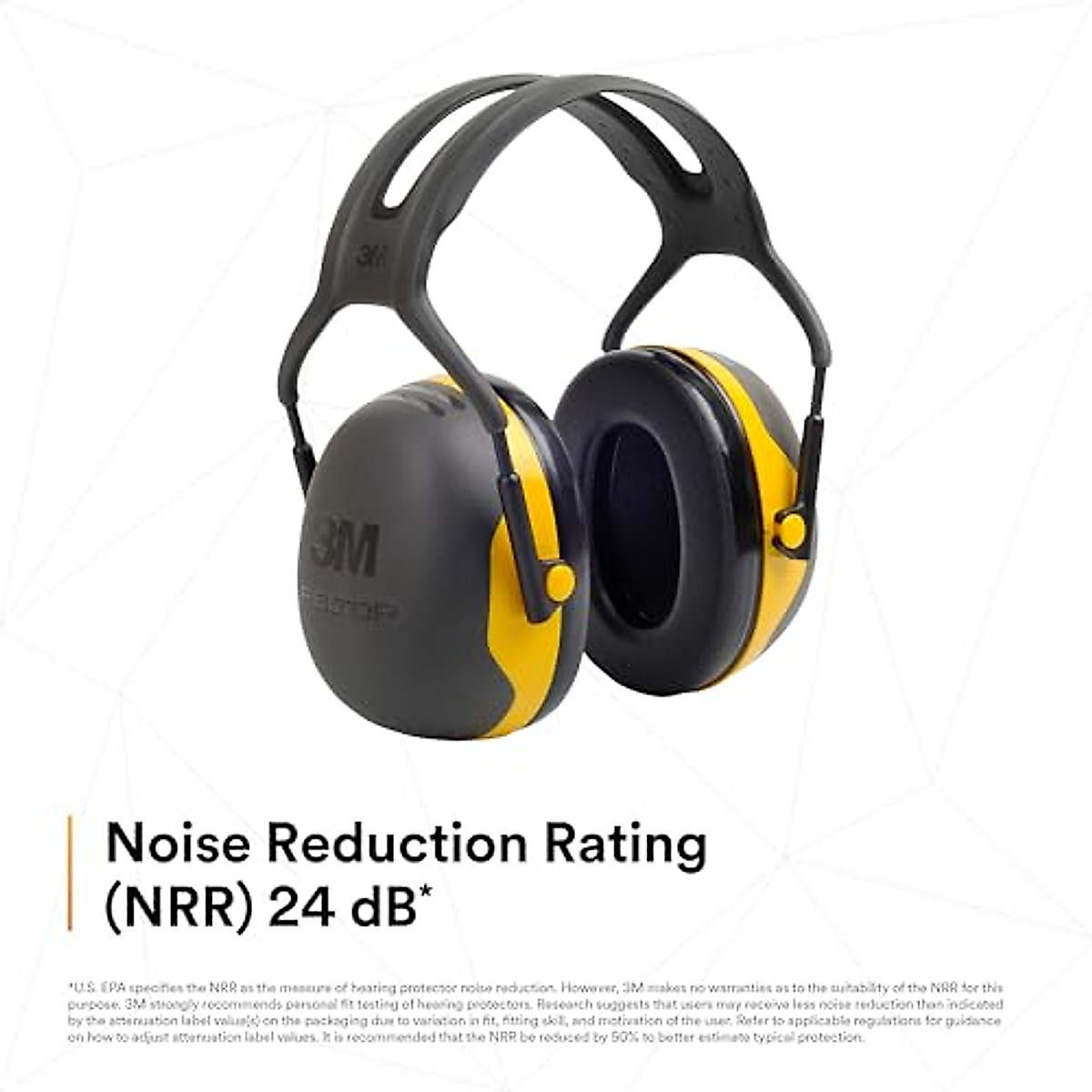 3M Standard Nrr 24 Db, Yellow, One Size Fits Most