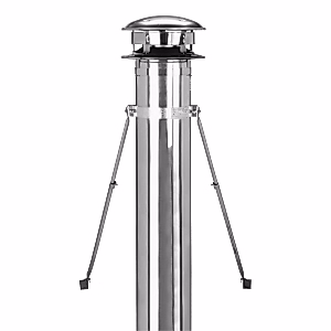 Selkirk Metalbestos 6T-RBK 6-Inch Galvanized Steel Roof Brace Kit