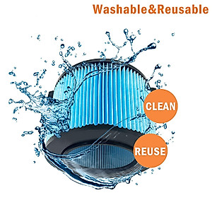 Replacement Filter for Ridgid VF3500 3-Layer Wet/Dry 3-4.5 Gallon Portable Vacuum Compatible with WD4050 WD4070 WD45-2 Packs