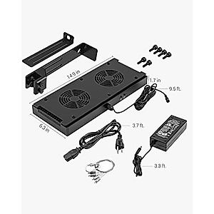 NICREW 150W Aquarium LED Reef Light, Dimmable Full Spectrum Marine LED for Saltwater Coral Fish Tanks