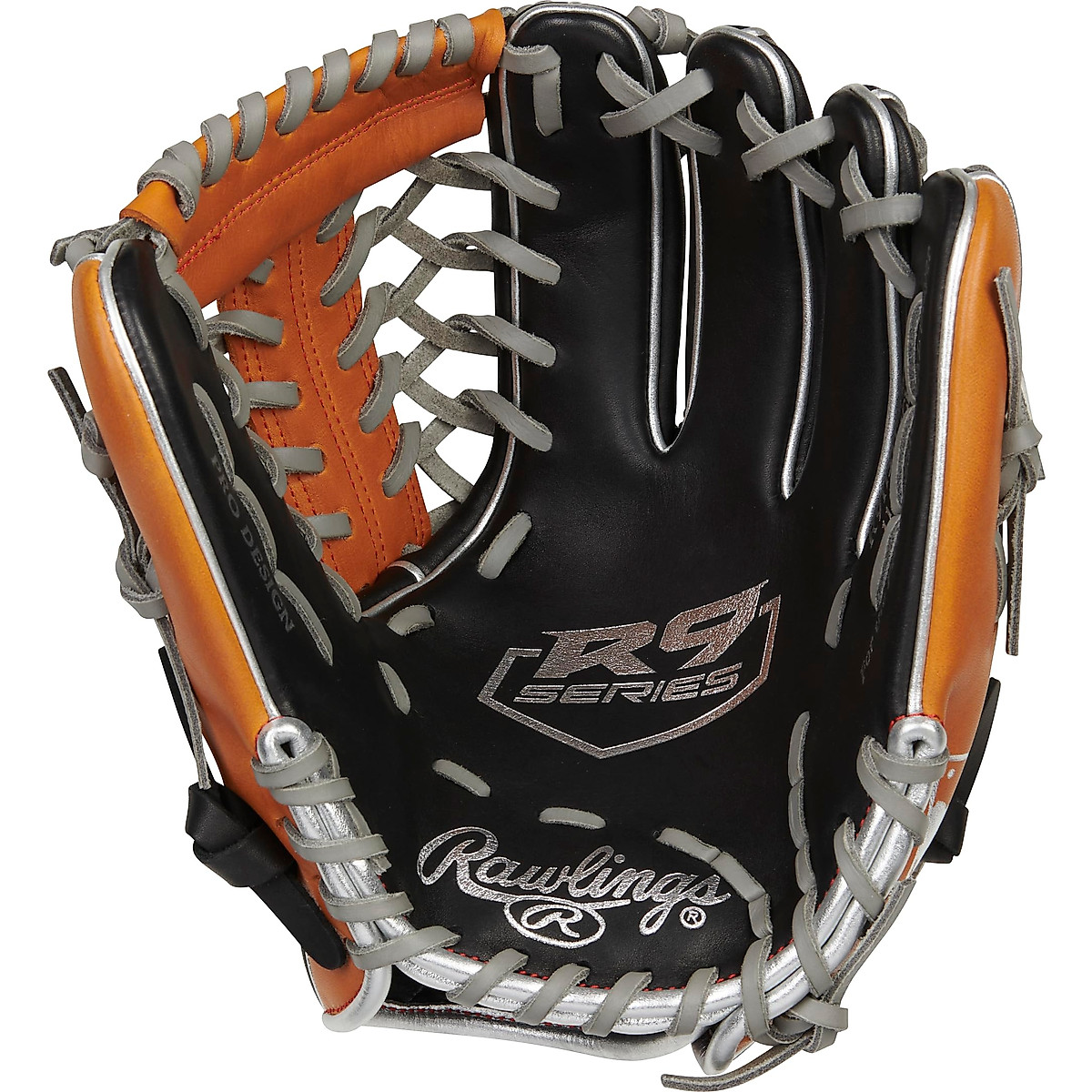 Rawlings | R9 CONTOUR Baseball Glove | 11.5" | Modified Trap-Eze Web | Right Hand Throw