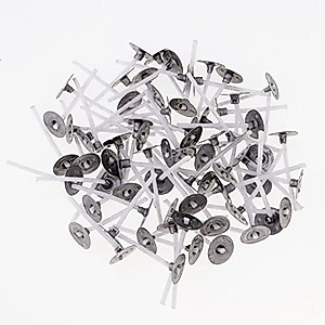 100pcs Heart Tea Light Cups W/Candle Wick for Scented Candles