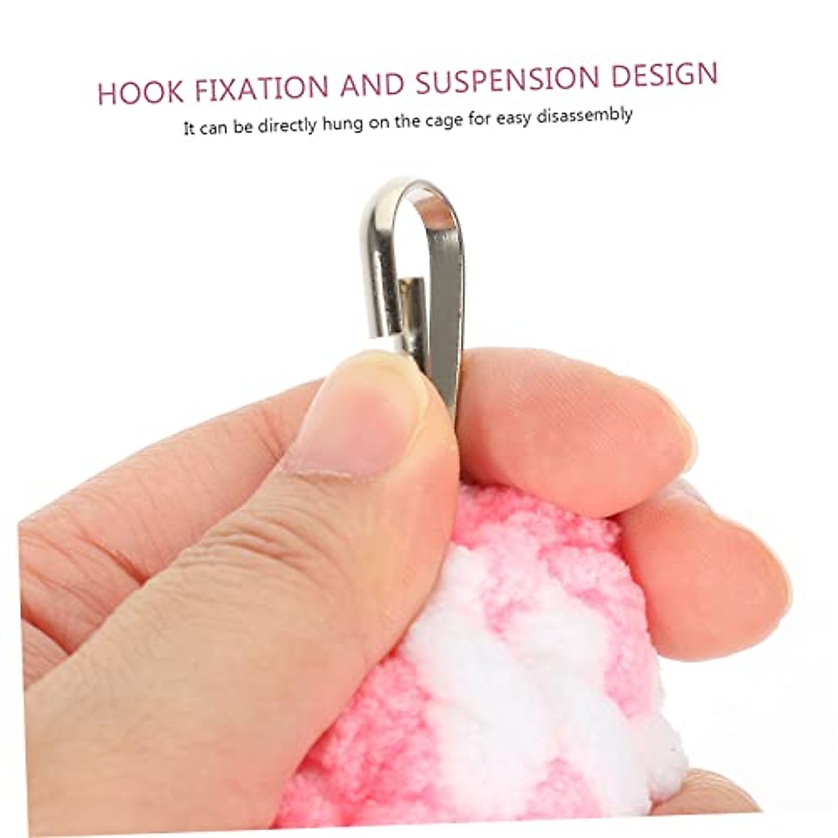 Balacoo Sugar Glider Climbing Rope Hamster Portable Rat Toy Hanging Guinea Pig Toy Hamster Climbing Toy Small Pet Climbing Rope Small Bird Swing Toy Bird Play chew The Bird Cotton Rope