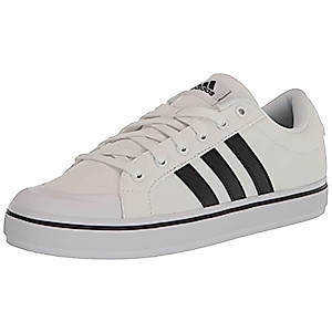 adidas Men's Bravada 2.0 Skate Shoe, White/Black/Black, 8