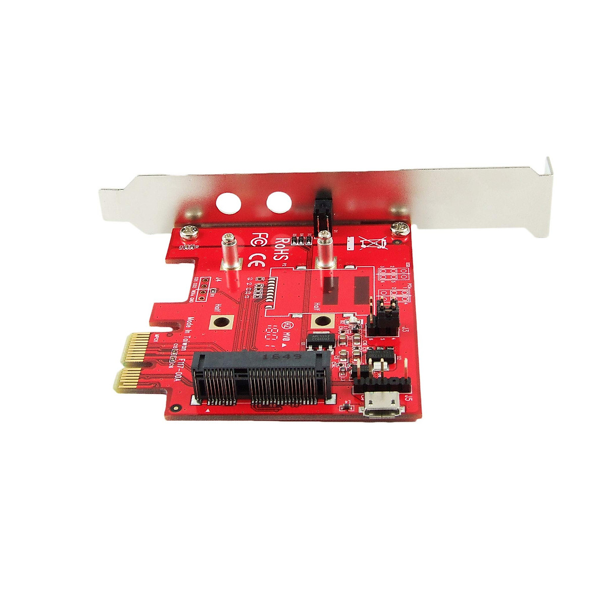 Ableconn PEX-MP117 Mini PCI-E to PCI-E Adapter Card - Mini PCIe to PCIe Adapter - mPCIe to PCIe - Ideal for Wireless Mini PCI Express Card