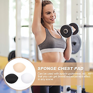 ifundom 3 Pairs Bra Pads Inserts Removable Bra Cups Inserts Breast Enhancers Bra Insert Pads for Bikini Top Swimsuit Sport Bra