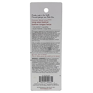 FLOWER BEAUTY Forever Wear Long Wear Eyeliner Pencil - Long Lasting, Fade-Resistant, Smooth Application Retractable Eye Liner (Forever Onyx) (I0095322)