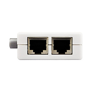 iKKEGOL Mini 2-Port RJ45 Network Key-Press Switch Splitter Selector Box 100M 2-in 1-Out or 1-in 2-Out