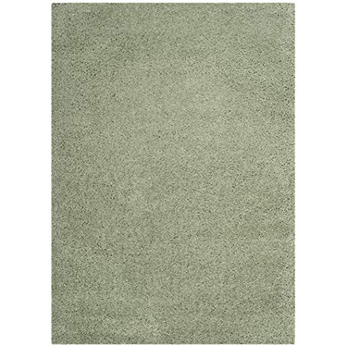 SAFAVIEH Laguna Shag Collection 5'3" x 7'6" Light Sage SGL303V Solid Non-Shedding Living Room Bedroom Dining Room Entryway Plush 2-inch Thick Area Rug