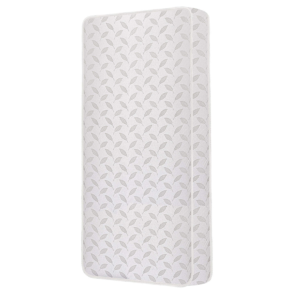 Dream On Me 2-in-1 Breathable 132 Premium Coil Inner Spring Standard Crib and Toddler Mattress, White, 51.5 x 27.5, 17 lb