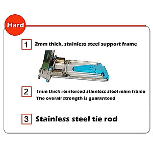 Mini Shopping cart Shopping cart can be Folded, and Then Hand in Hand to Pull cart Household Small Trailer to Carry Luggage cart Upgraded Mini Folding Hand Truck, Luggage Cart with 2 Wheels (Blue)