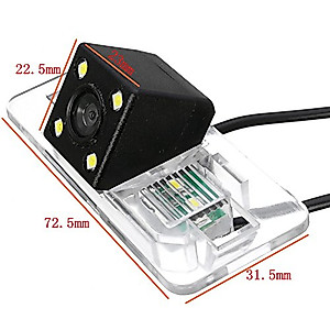1/4" CCD NTSC Car Reverse Backup Rear View Camera 480 TVL FOR BMW 1/3/5/6 Series X3 X5 X6 E39 E53 E82 M3 E46