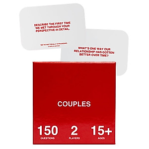 WE'RE NOT REALLY STRANGERS Couples Edition by We’re Not Really Strangers - Couples to Strengthen Their Relationship, 150 Questions and Wildcards for Date Night with Your Partner