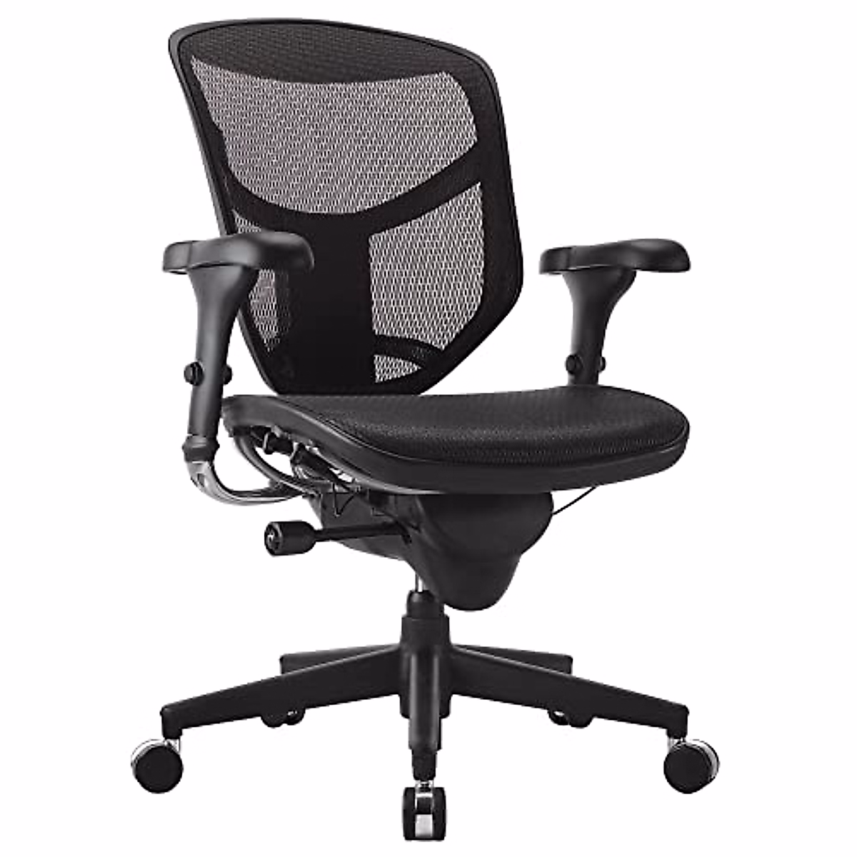WorkPro® Quantum 9000 Series Ergonomic Mid-Back Mesh/Mesh Chair, Black