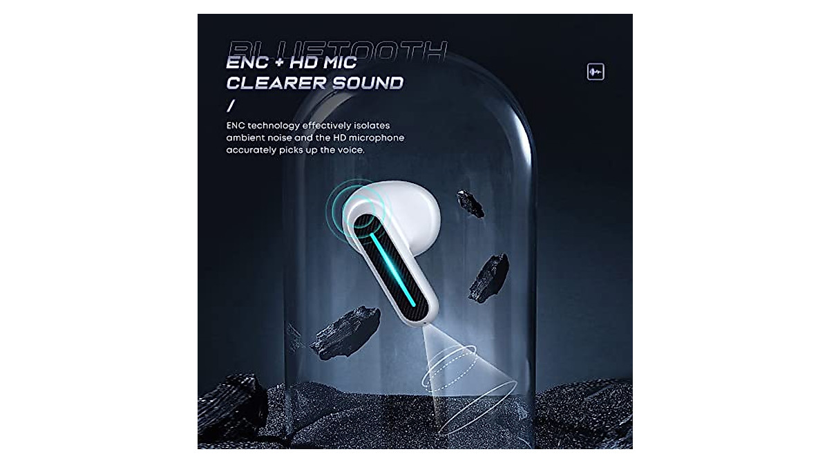 Langsdom Wireless Earbuds with Noise Reduction & Bluetooth 5.3