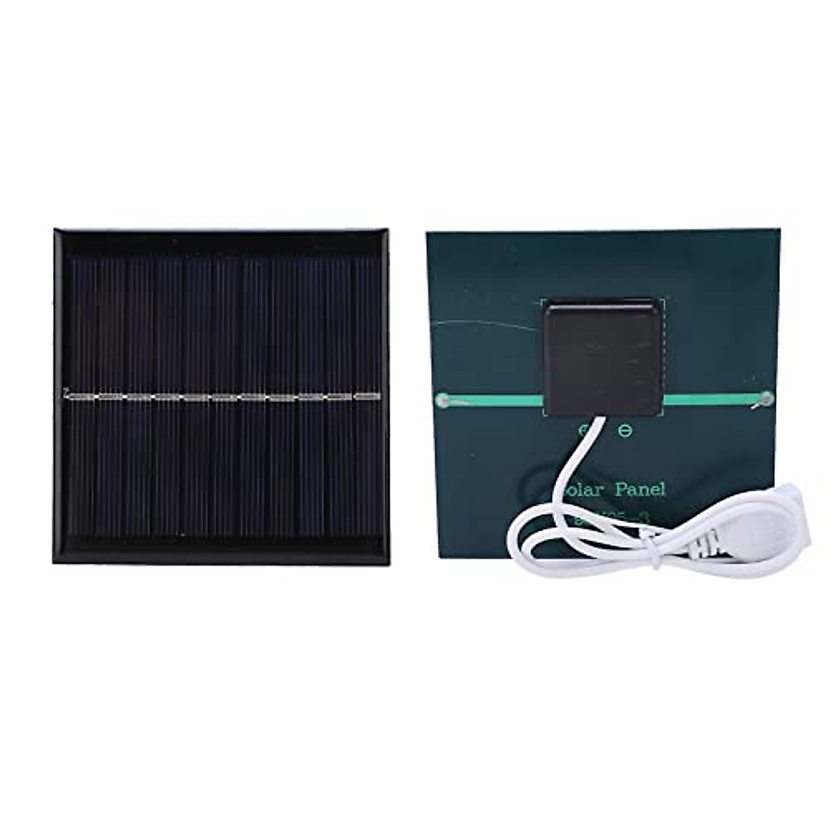 Portable Solar Charging Panel, 1W 5.5V Environmental Protection Outdoor Solar Panel Charger for Small Fans, Small Motors, LED Lights, Mobile Power, Mobile Phones, etc.