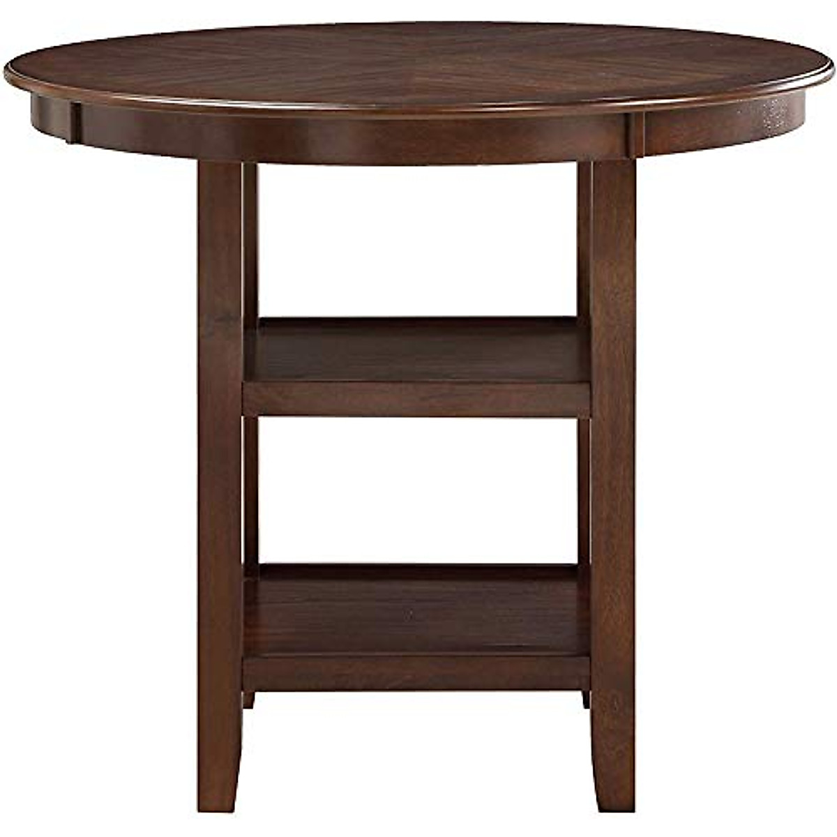 New Classic Furniture Amy 5-Piece Counter Dining Table Set, Cherry