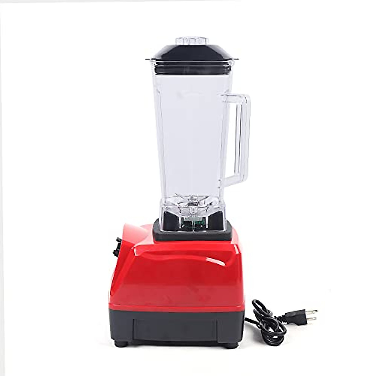 Drink Blender, Blender for Shakes and Smoothies,Blender for kitchen Max 2200W High Power Home Blender with Timer, Smoothie Maker 2000 ml for Crushing Ice, Frozen Dessert, Soup,fish (red)
