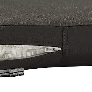 Classic Accessories Ravenna Water-Resistant Patio Lounge Chair/Loveseat Back Cushion Cover, 23 x 20 x 4 Inch, Espresso