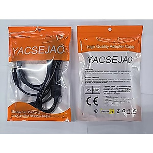 YACSEJAO Solar Connector to SAE Extension Cable 1.2M 14AWG 4-in-1 SAE to XT60 Female/DC 5.5x2.1mm / DC8mm /Solar Adapter Extension Cable for Automotive RV Solar Panel Car Truck