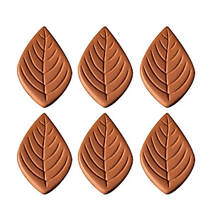 Brown Sugar Keeper Saver, 6pcs Terracotta Sugar Saver Keeps Brown Sugar Soft or Keep Dry Food Storage Containers Leaf Design
