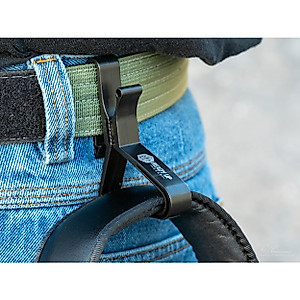 Ready Up Gear EarClip – Universal Belt Clip for Ear Muffs - Neodymium Magnetic Closure - Fits Belts up to 2 Inches - Black, Secure & Convenient Hearing Protection Holder